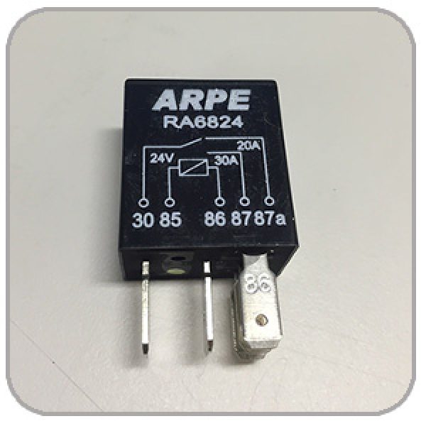 Mini Relé Auxiliar Reversível (NA/NF) 24V 30/20A – Arpe Indústria ...