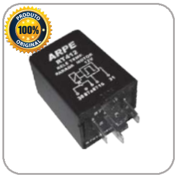 Relé temporizador de parada do motor 24V – Arpe Indústria Eletrônica Ltda